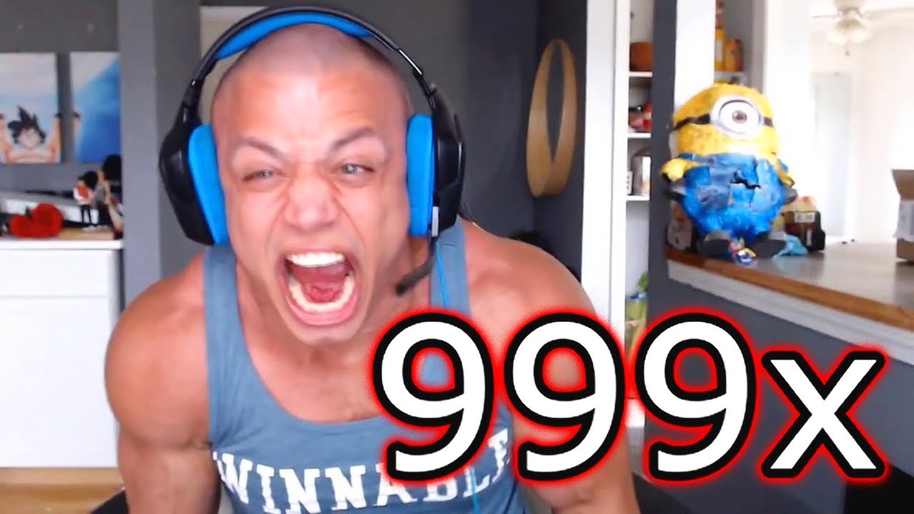 tyler1 screams as loud as he can 999x speed meme - YouTube