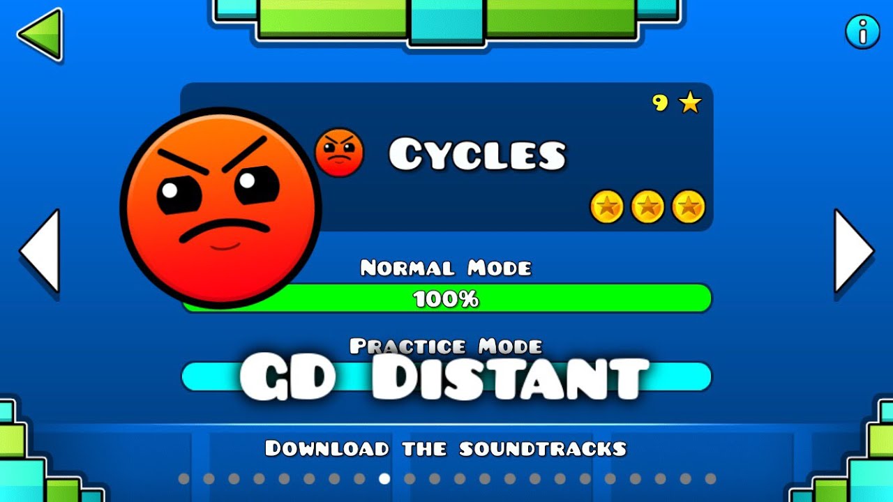 Cycles | Geometry Dash | GD Distant - YouTube