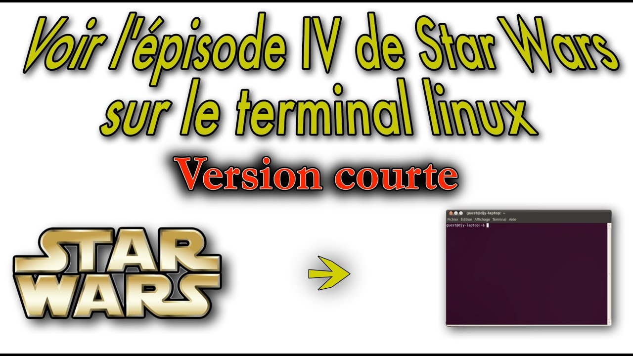 Voir l'épisode IV de Star Wars sur le terminal linux (version courte ...