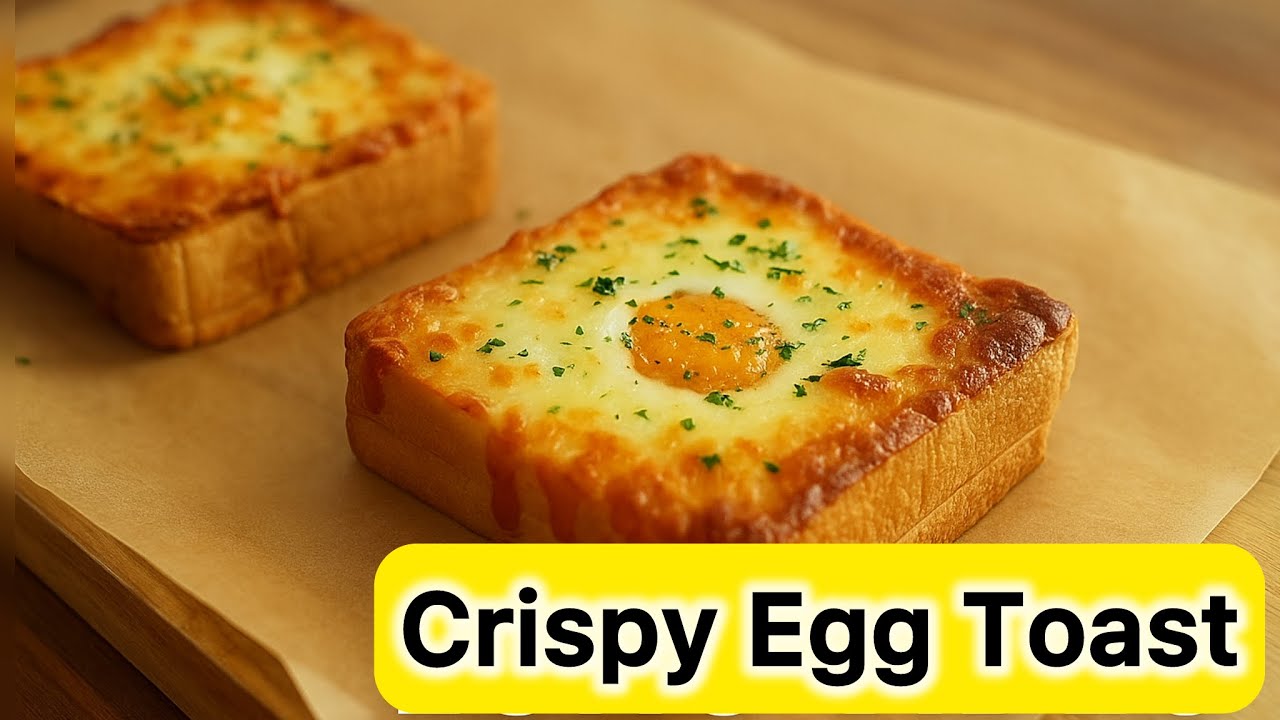 Crispy Egg & Cheese Toast with Garlic Sauce – Ultimate Breakfast! - YouTube