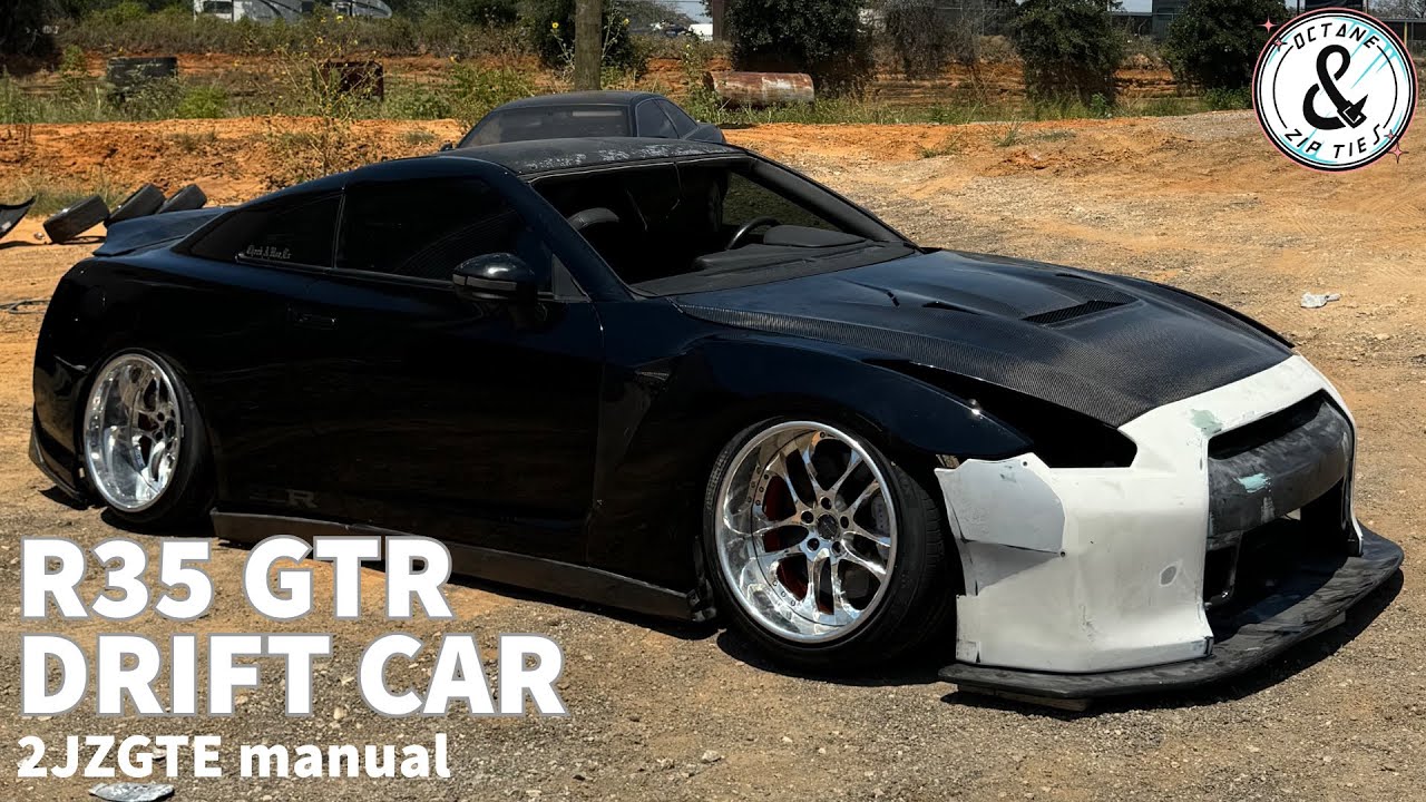 R35 GTR GETS 2JZGTE DROPPED IN, WHEELS, AND SUSPENSION! - YouTube