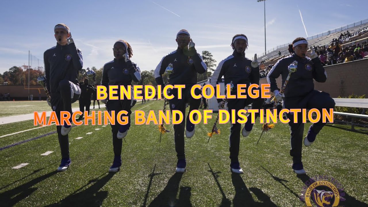 Benedict Marching Band Halftime And Marching Out #marchingband # ...