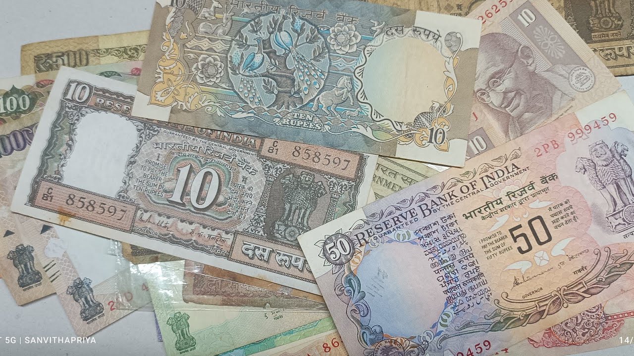 Indian all type of currency notes Rs 1 rupees notes to upto Rs2000 ...