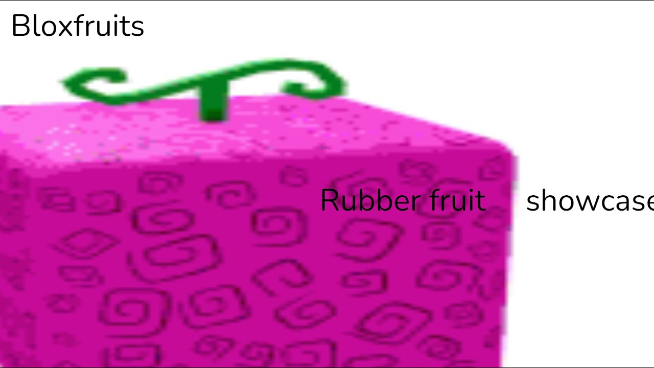 Blox Fruits - Rubber fruit showcase - YouTube