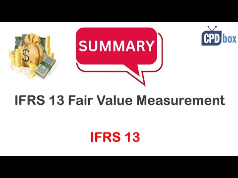 IFRS 13 Fair Value Measurement summary - applies in 2026