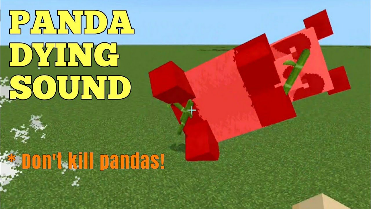 MINECRAFT PANDA DYING SOUND - YouTube