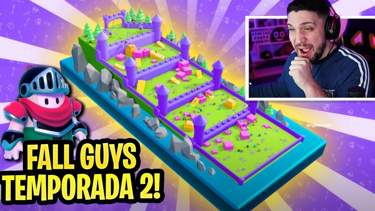 ASÍ SON LOS NUEVOS MAPAS DE FALL GUYS TEMPORADA 2! - TODAS LAS SKINS y ...