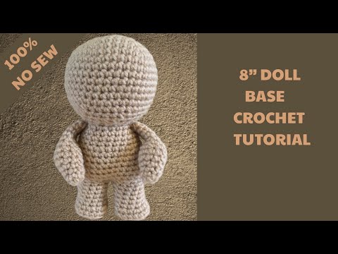 STANDING - DOLL BASE CROCHET TUTORIAL - YouTube