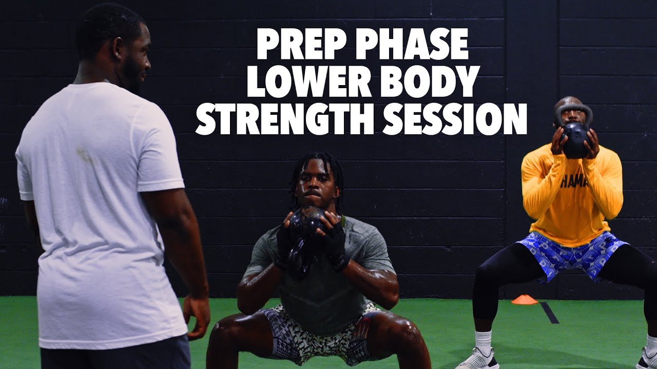 Lower Body Strength For Baseball Athletes [PREP PHASE] - YouTube