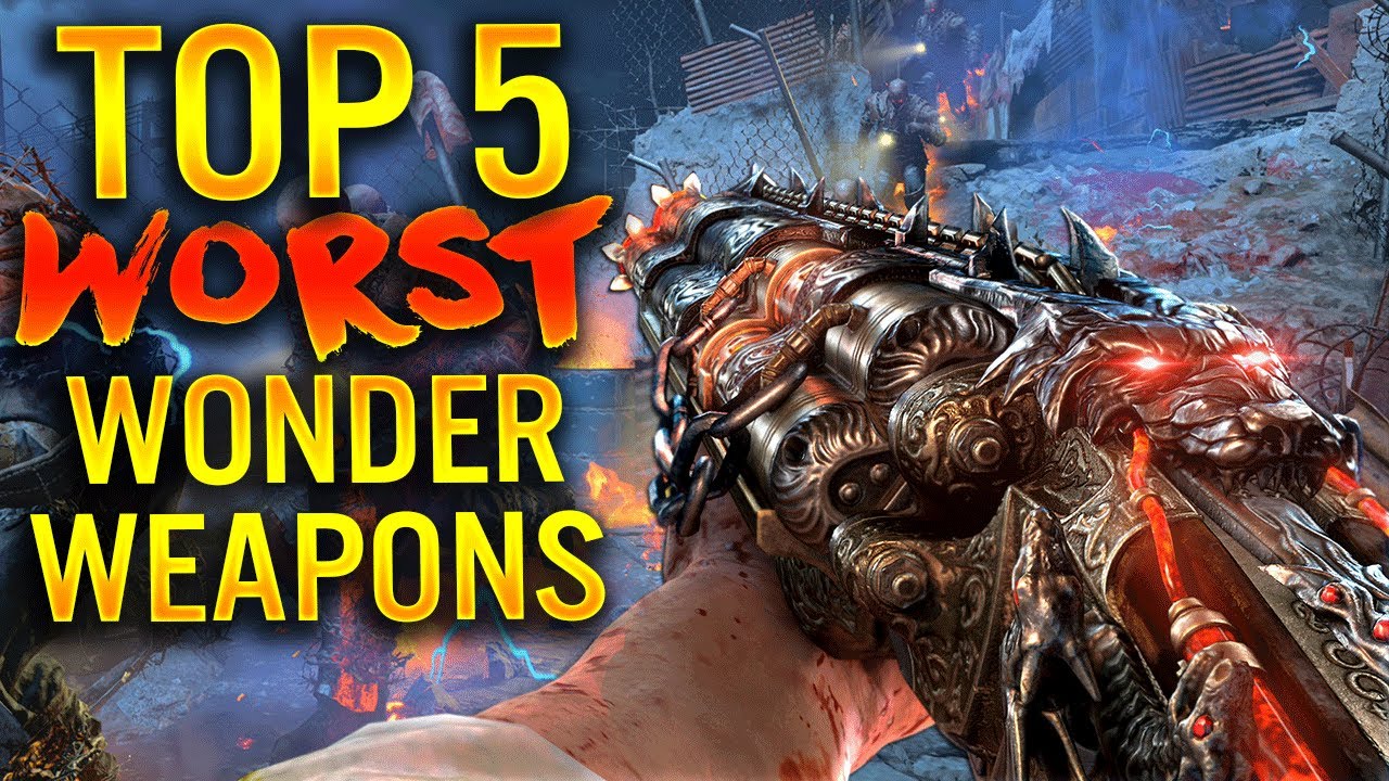 TOP 5 WORST WONDER WEAPONS (WAW-BO4) - YouTube