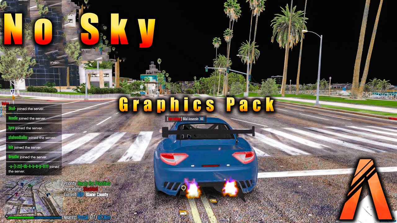 FiveM Graphics Pack - No Sky, No Sun, Clear Weather | How To Fix FPS ...