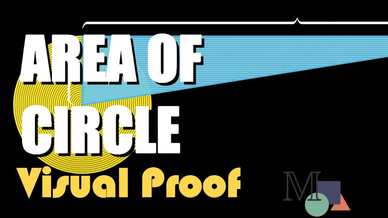 Area of Circle - Visual Proof - YouTube