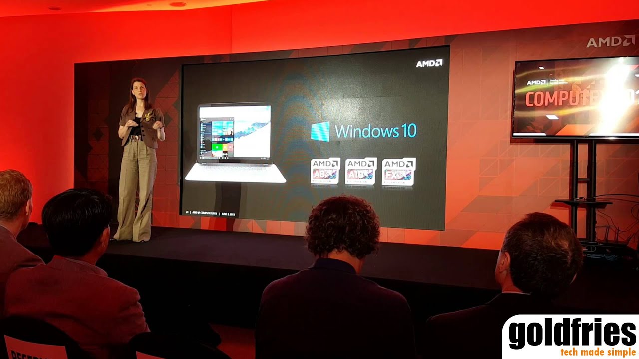 AMD Press Conference at Computex 2015 - Microsoft's Partnership with ...