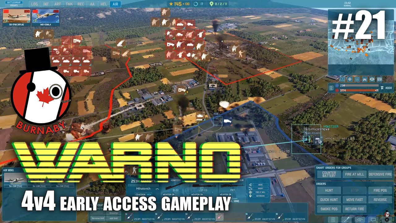 WARNO | 4V4 Early Access Gameplay | With Bubblebox and ThraceTW - YouTube