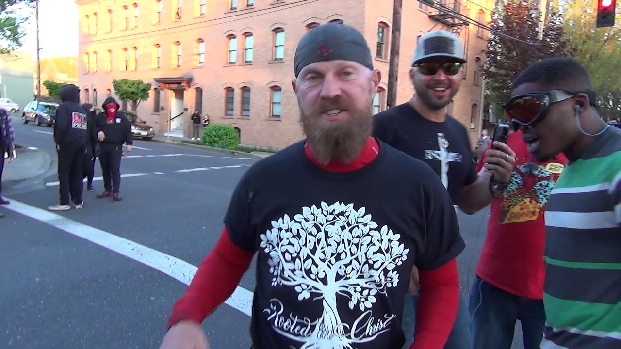 Portland May Day Cider Riot - Part 3 - Patriot Pray leaves After a Riot ...