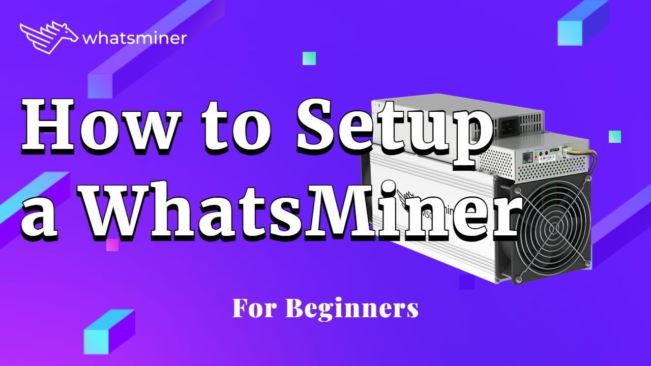 How to setup a #WhatsMiner - YouTube