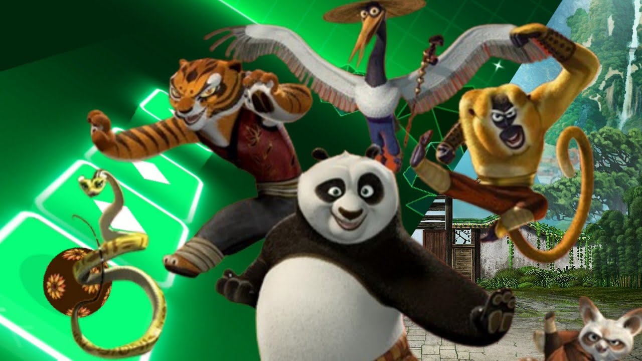 Kung Fu Panda Bo in Tiles Hop Edm Rush - YouTube