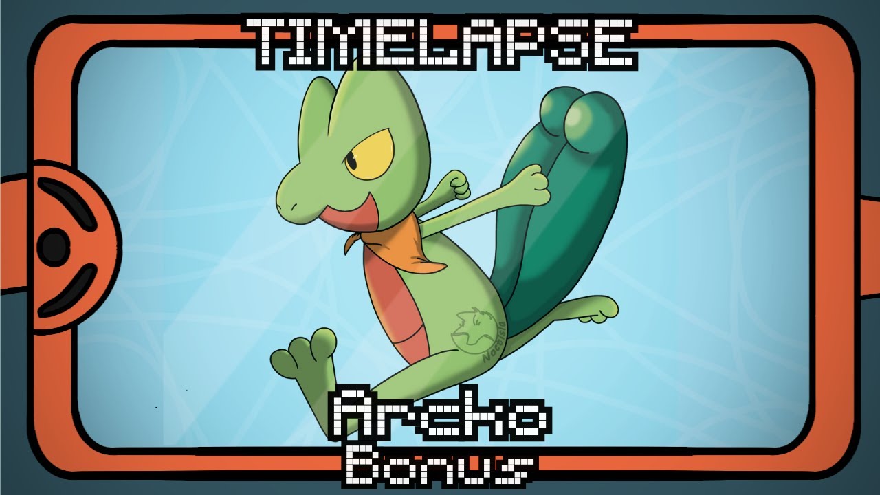 Arcko - Il part finir un donjon 🌱 | Timelapse dessin - YouTube