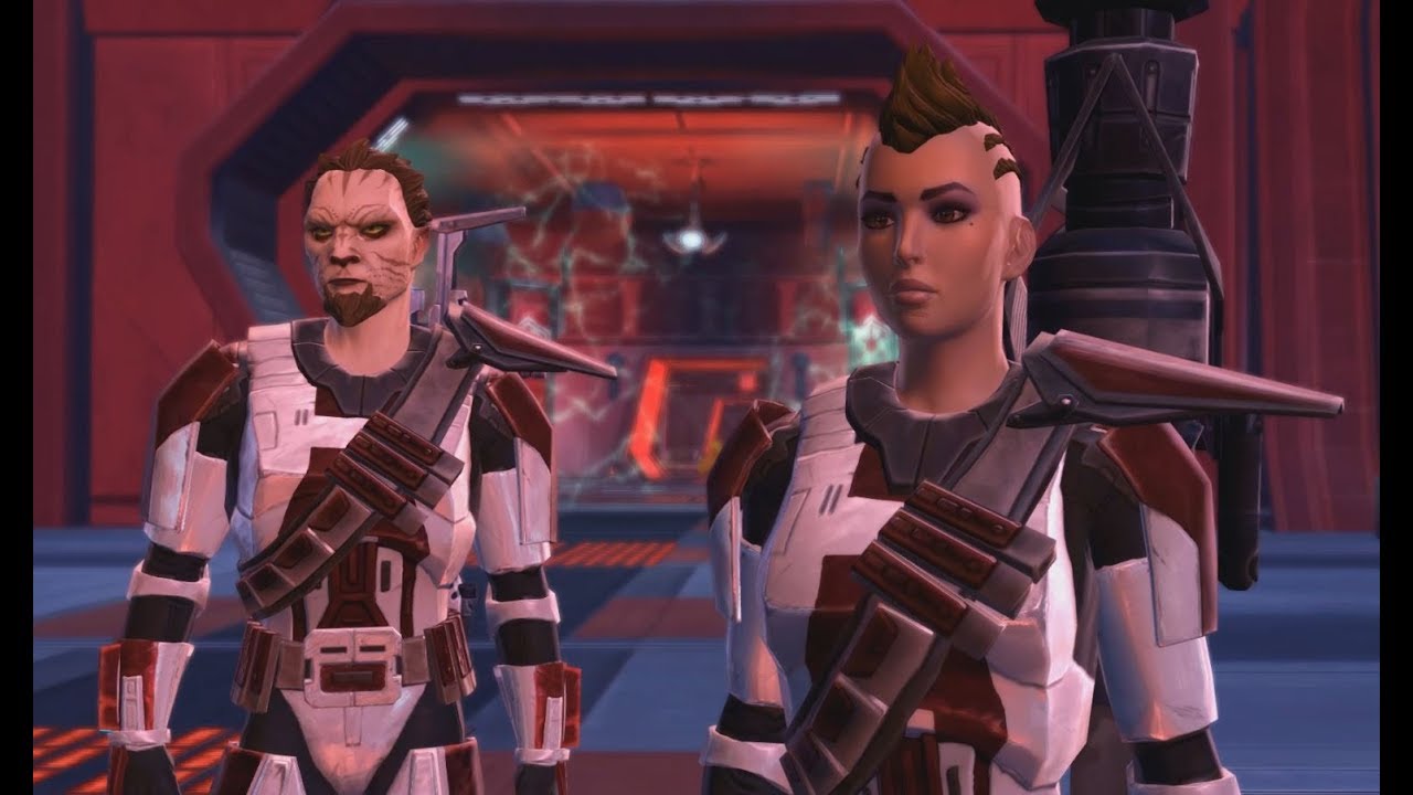 SWTOR Female Republic Trooper Story Part 5: Tatooine - YouTube
