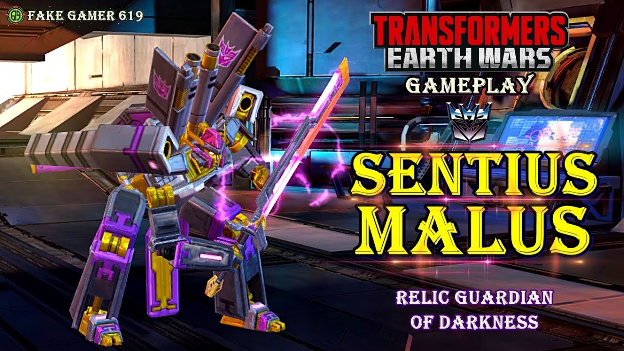 SENTIUS MALUS - TRANSFORMERS: EARTH WARS | Gameplay - YouTube