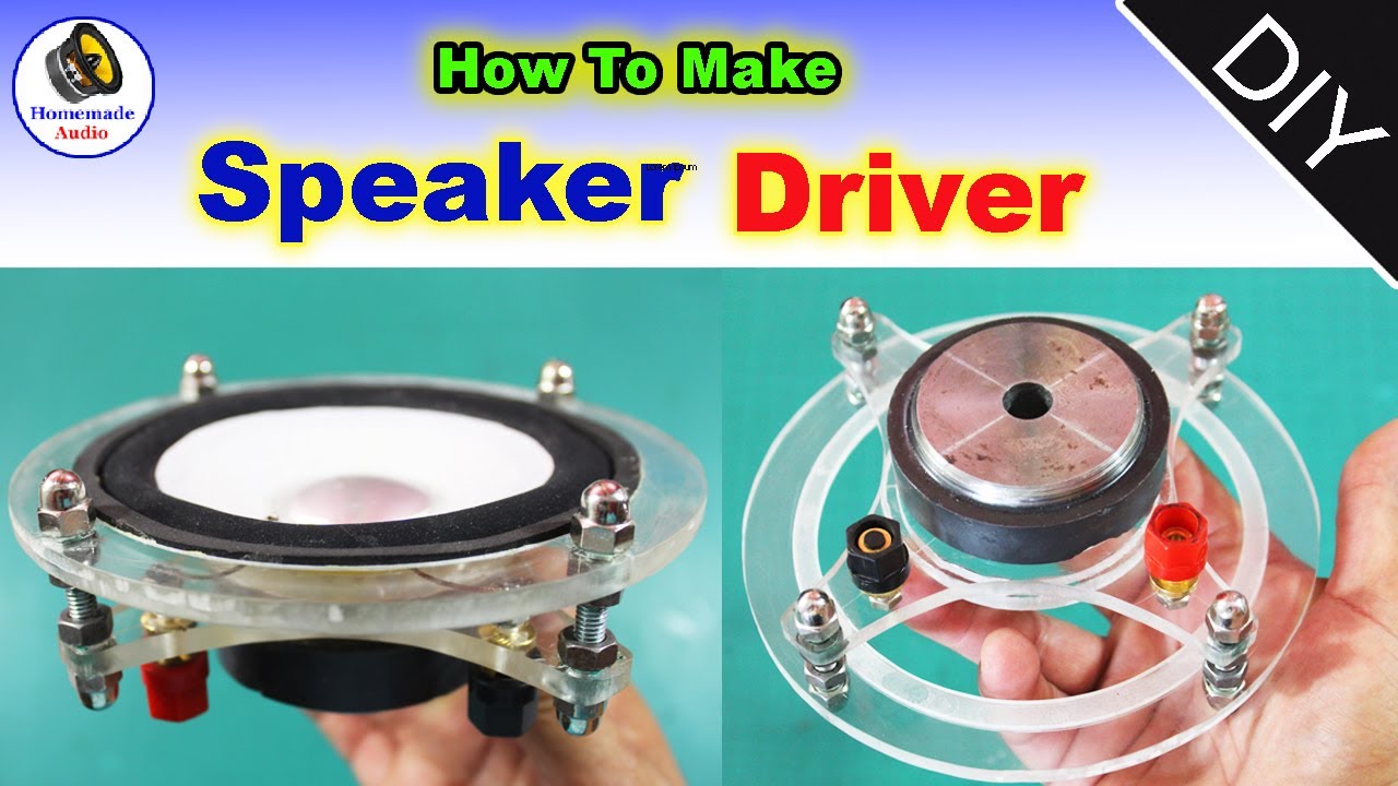 How To Make Speaker Driver --||-- - YouTube