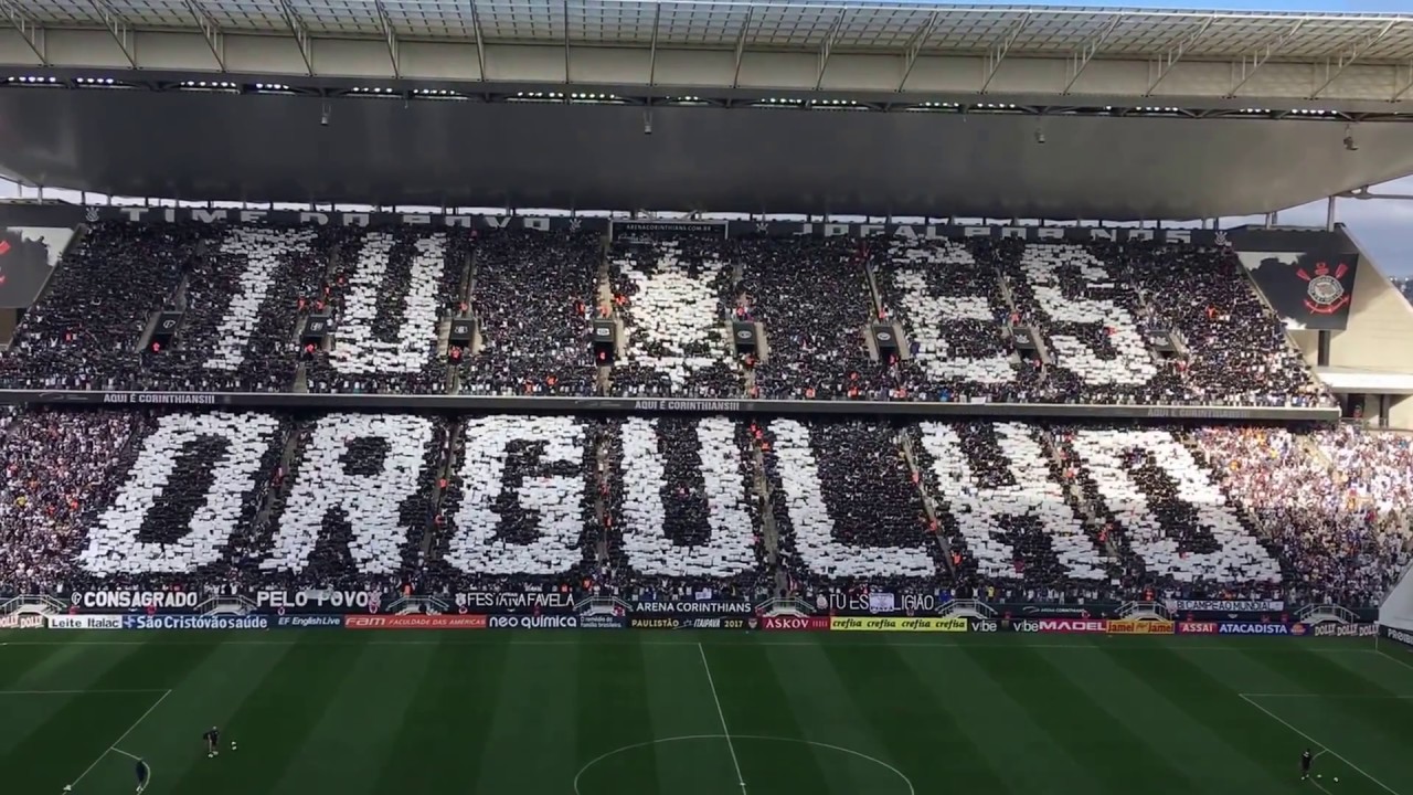 MOSAICO INCRÍVEL ARENA CORINTHIANS - JOGO CORINTHIANS X SÃO PAULO - YouTube