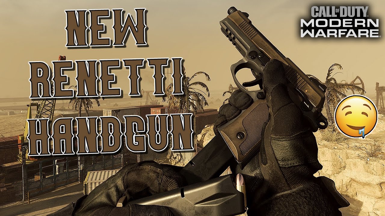 THE RENETTI IS AMAZING! 🤤 (MODERN WARFARE RENETTI HANDGUN) - YouTube