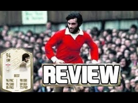 PRIME ICON MOMENTS 94 RATED GEORGE BEST PLAYER REVIEW- FIFA 20 - YouTube