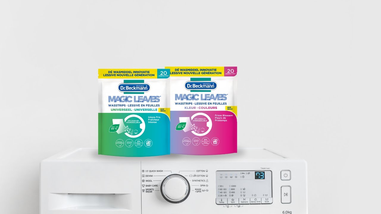 Découvrez la LESSIVE EN FEUILLES Dr. Beckmann MAGIC LEAVES *** 💧🌈 - YouTube
