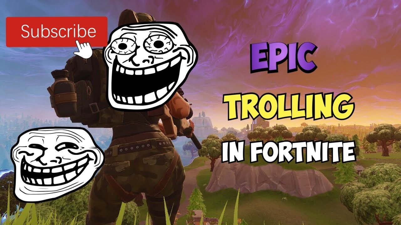 Trolling in fortnite - YouTube