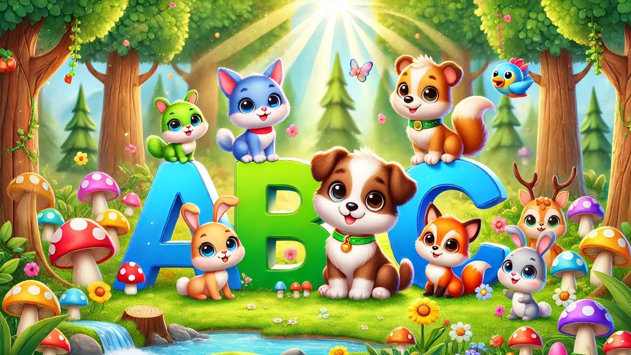 Fun ABC Animals Song for Kids: Learn the ABC Alphabet with Animal ...