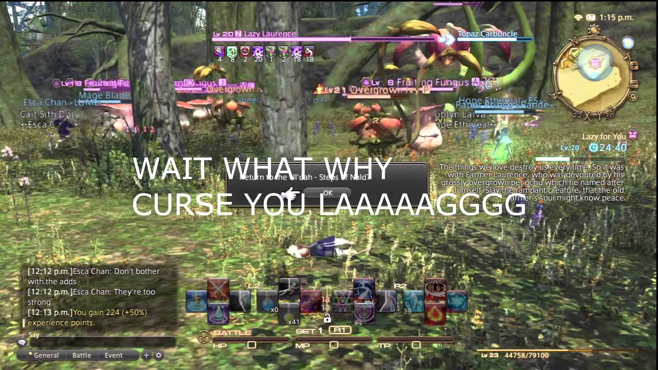 FFXIV: A Realm Reborn - FATE - Giant Ochu Boss Fight - YouTube