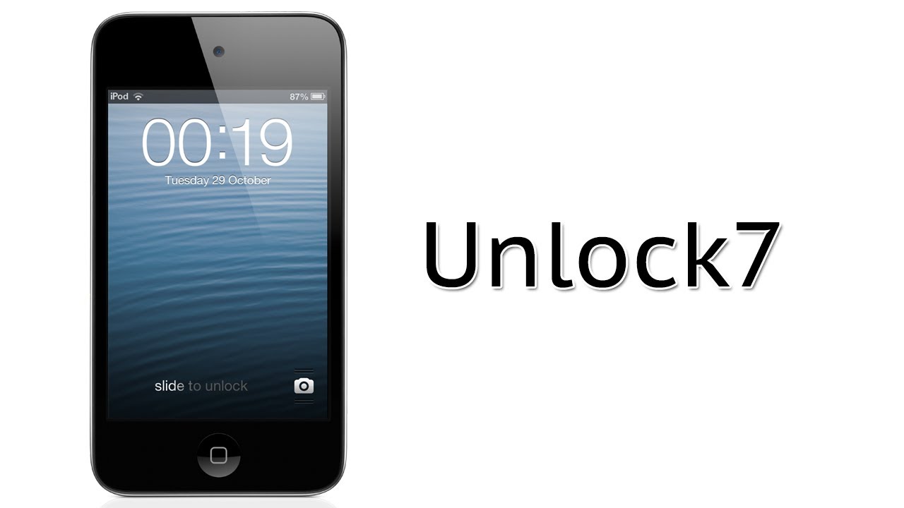 iOS 7 Lock Screen On iOS 6 | Unlock7 Cydia Tweak Review - YouTube