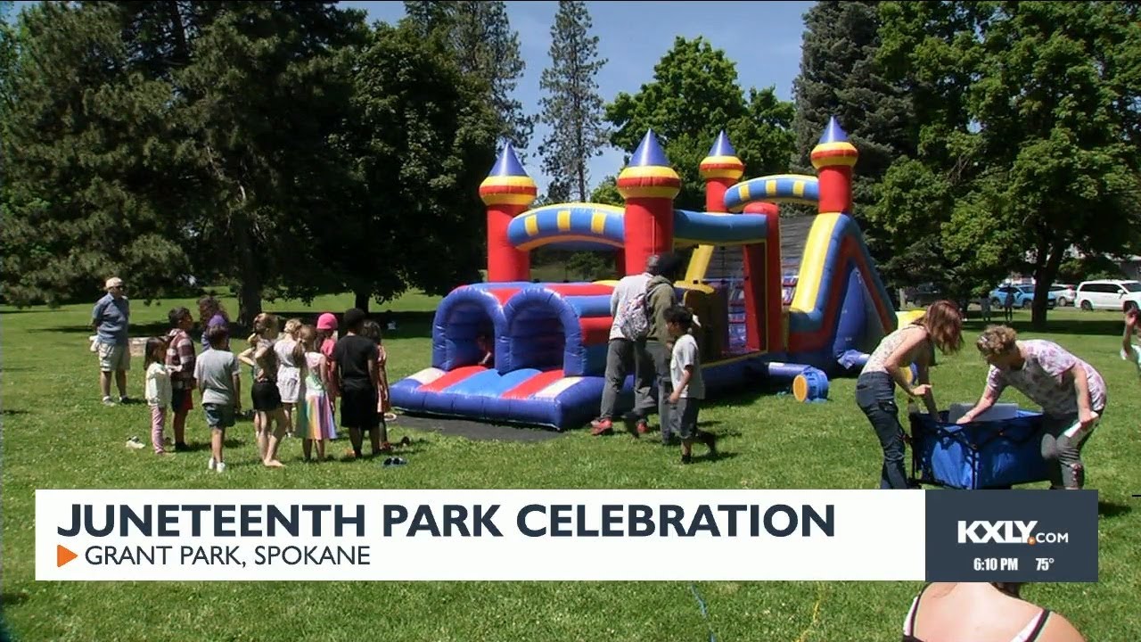 Spokane's Juneteenth park celebration - YouTube