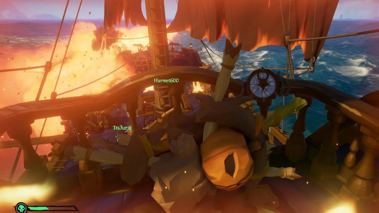 Sea of Thieves, Fire Everywhere! - YouTube