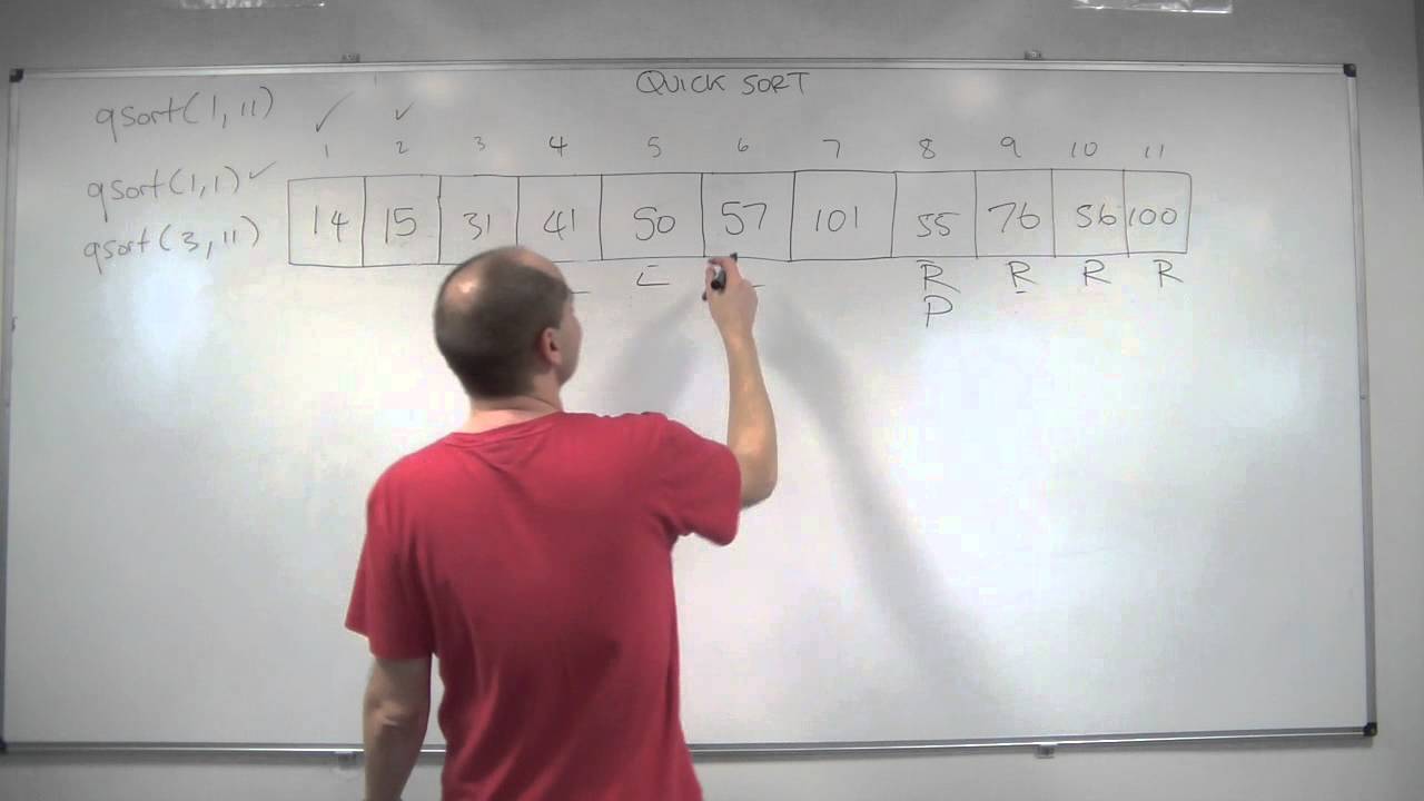 quick sort (video camera) - YouTube