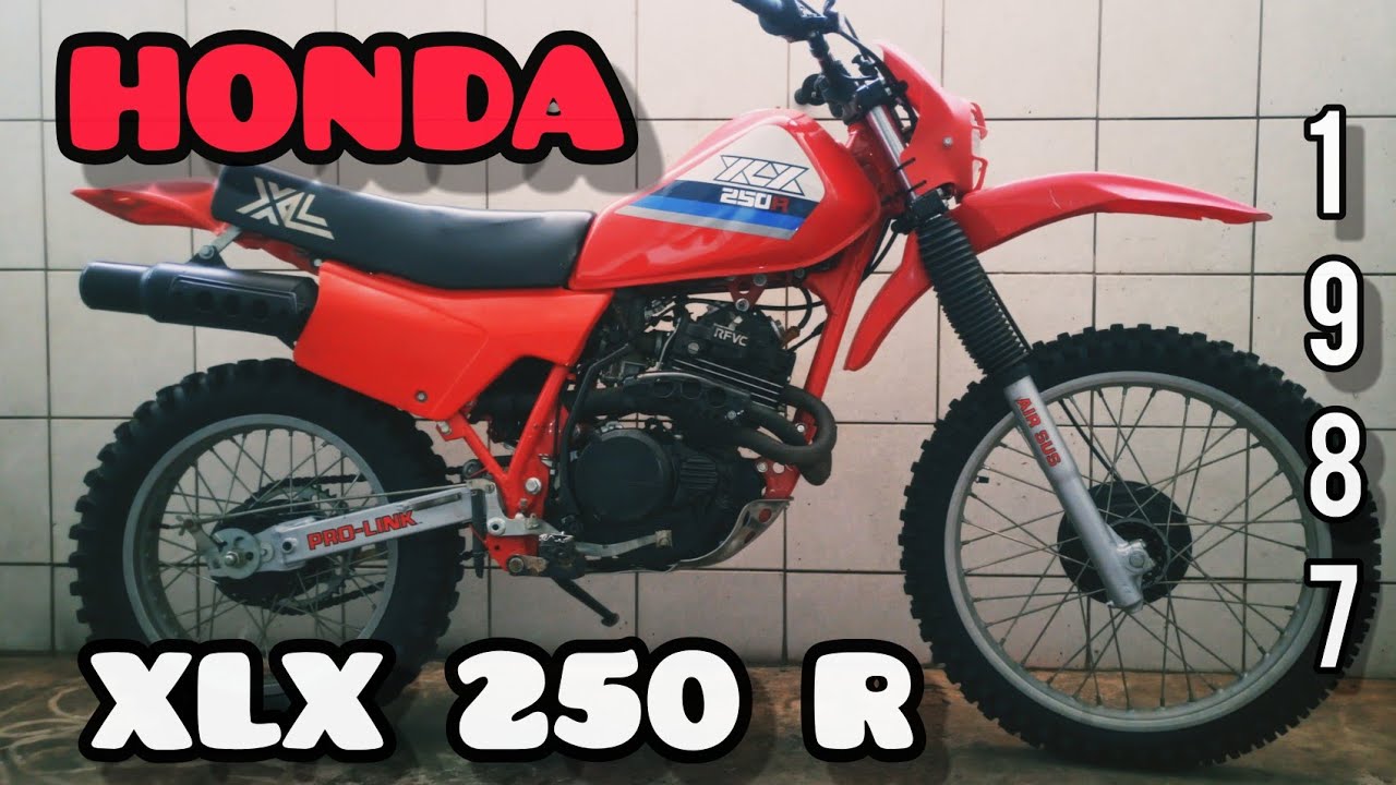 HONDA XLX 250R 1987 - YouTube