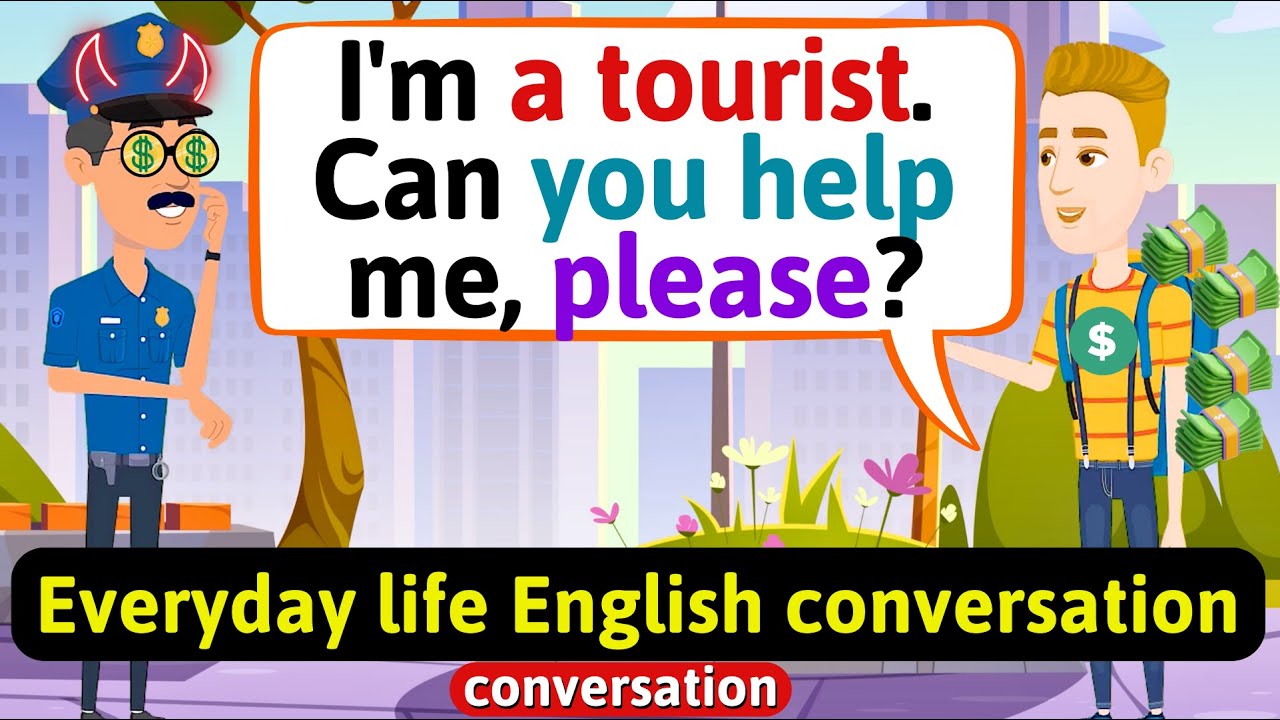 English Conversation Practice (Tourist asking for directions) Improve ...