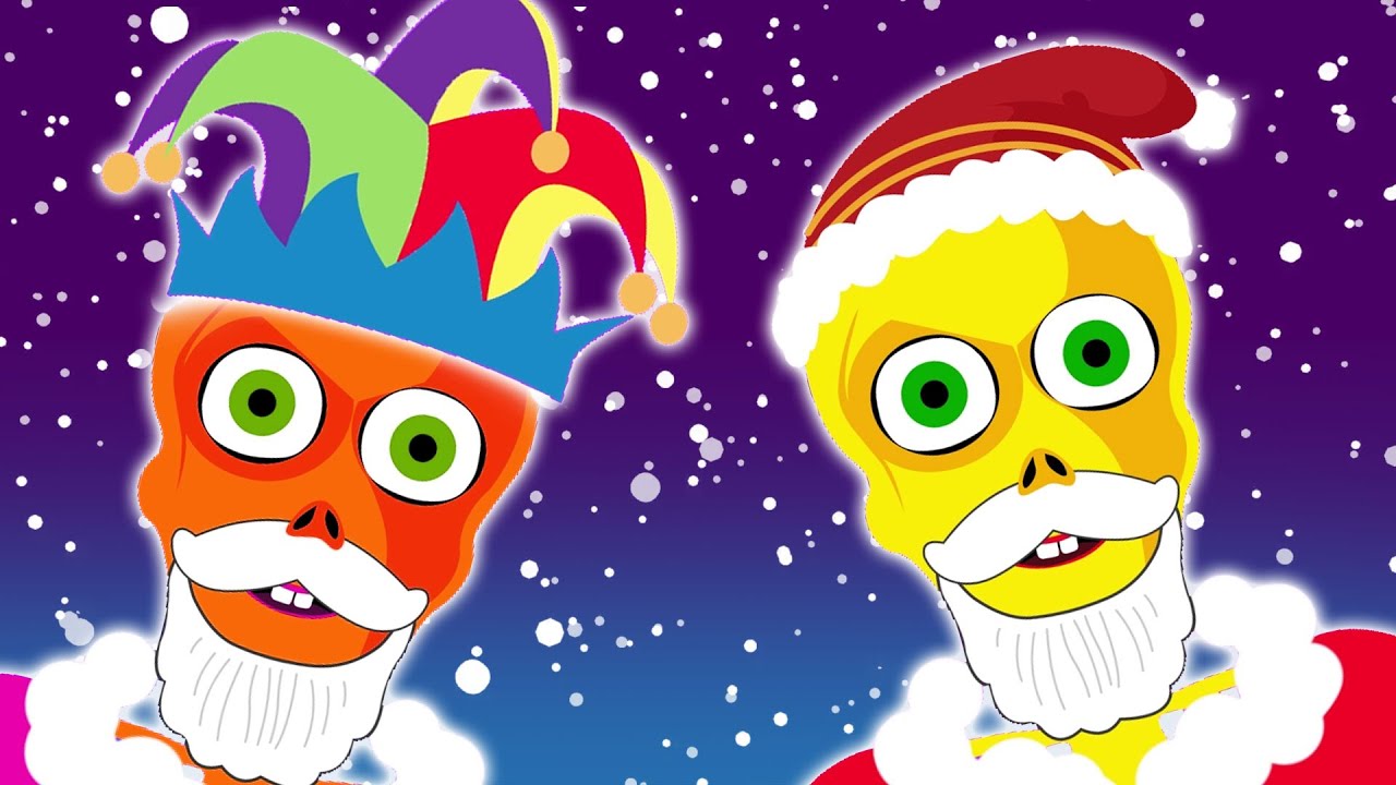 Skeleton Santa Face | Dress Up The Skeleton As Santa | Christmas Fun ...