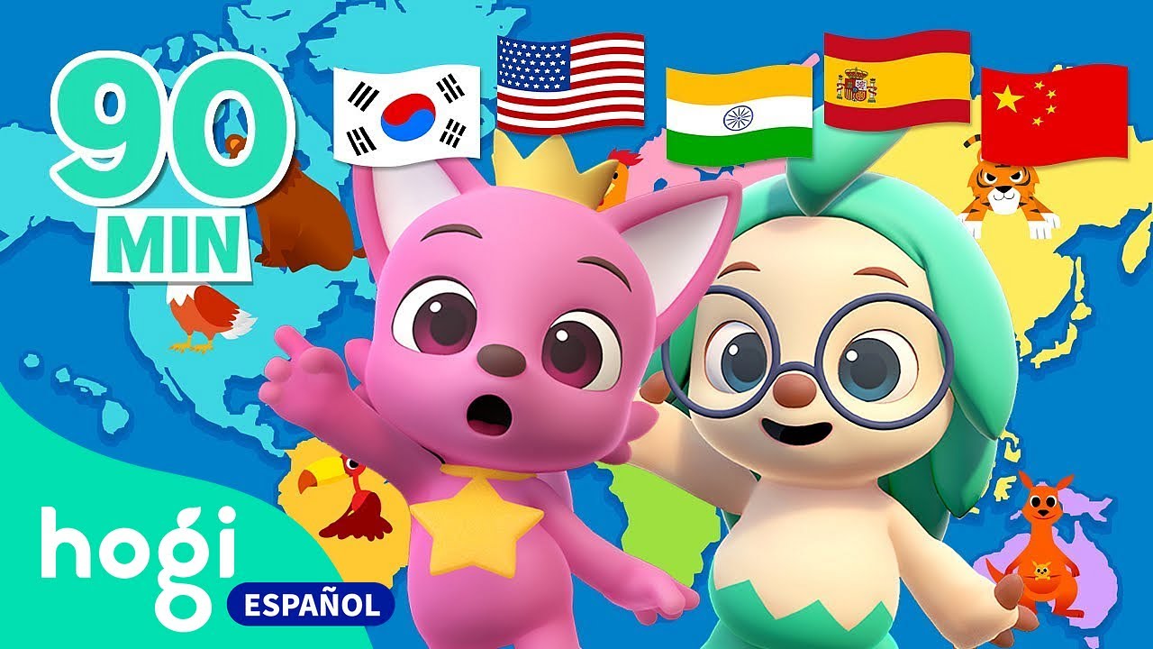 ¡Vamos a Viajar por TODO EL MUNDO! | Gira Mundial de Pinkfong y Hogi ...