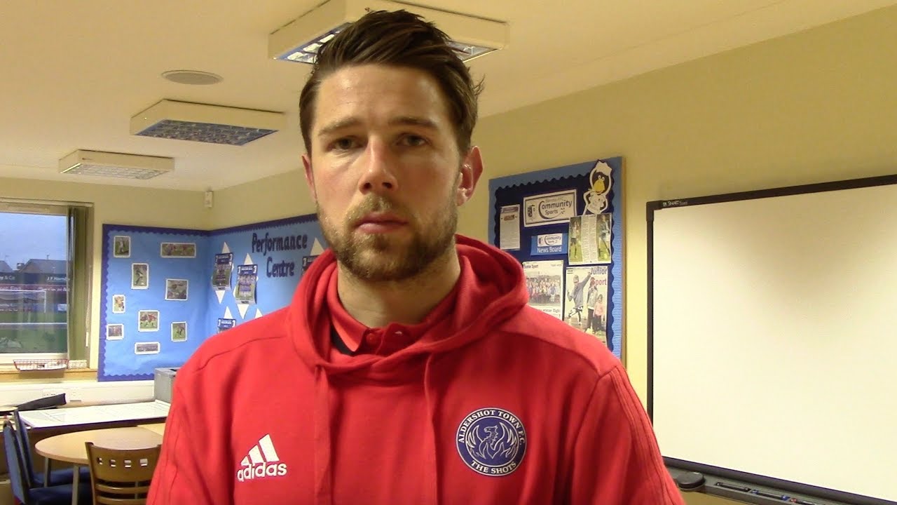 Callum Reynolds Post-Match: Barrow AFC (A) - YouTube