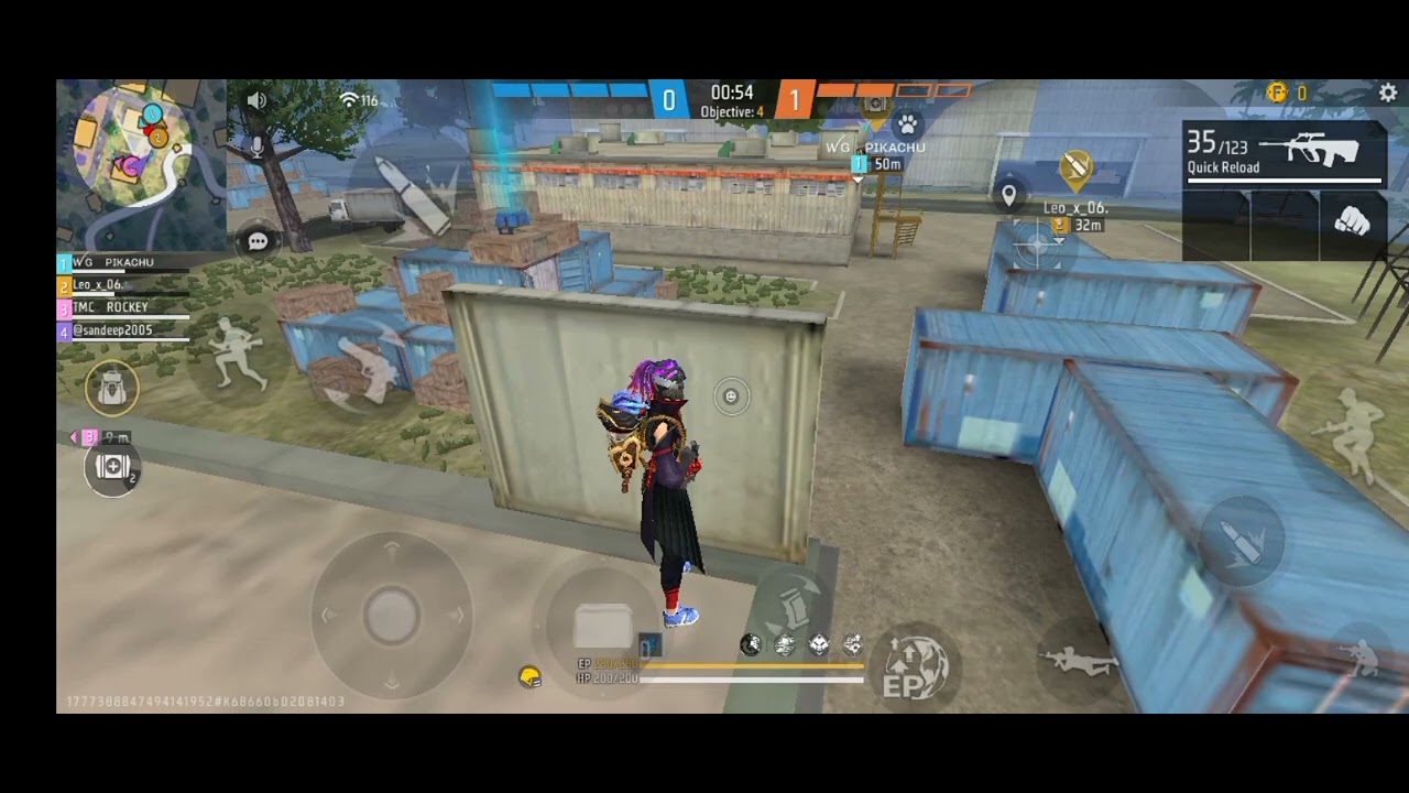free fire gameplay CS rank in Bermuda sanju gaming free fire - YouTube