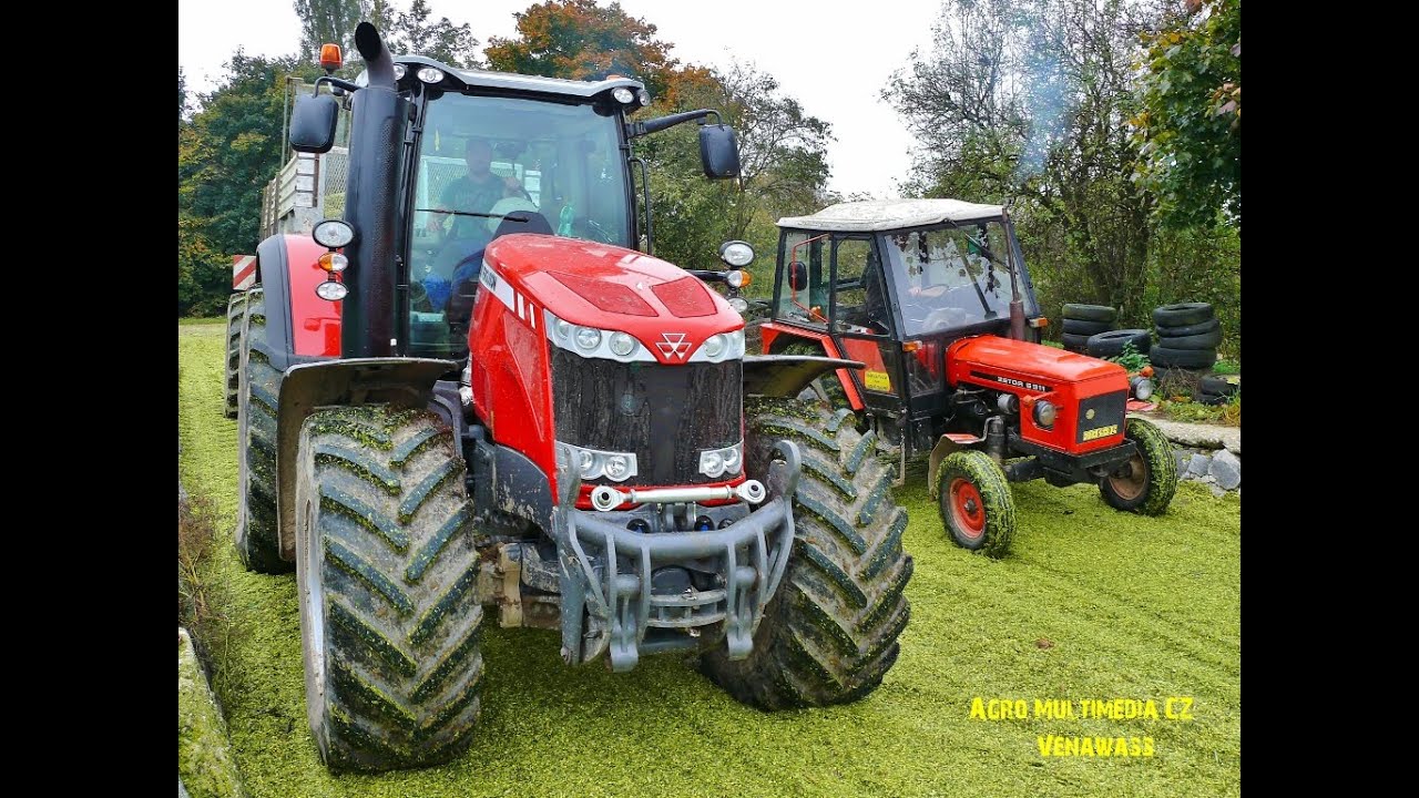 Siláže u soukromníka Zetor 6911, 5045, 8145 Massey Ferguson 8660, 8220 ...