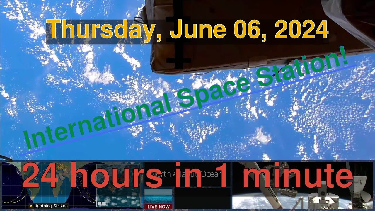 NASA Live Stream of Earth HD camera [06-06-2024] - Daily Time Lapse # ...