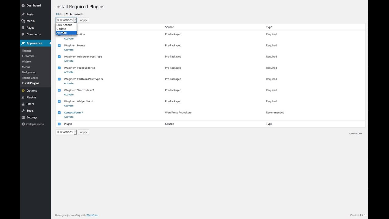 Kinetika activating required plugins - YouTube