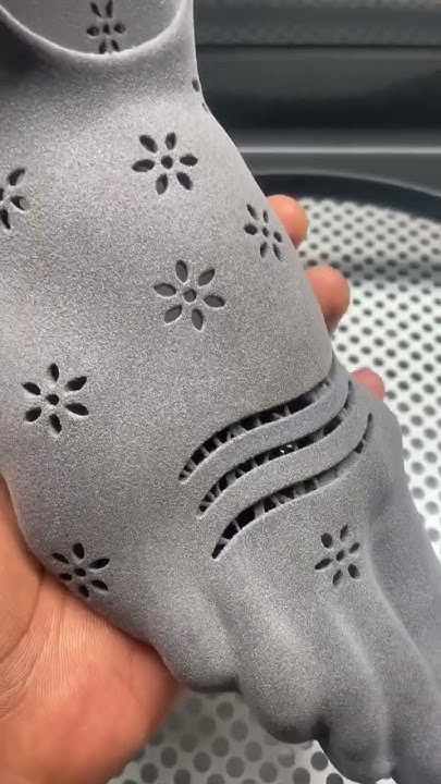 3D printed sls tpu part! (Video by formlabs on insta) - YouTube