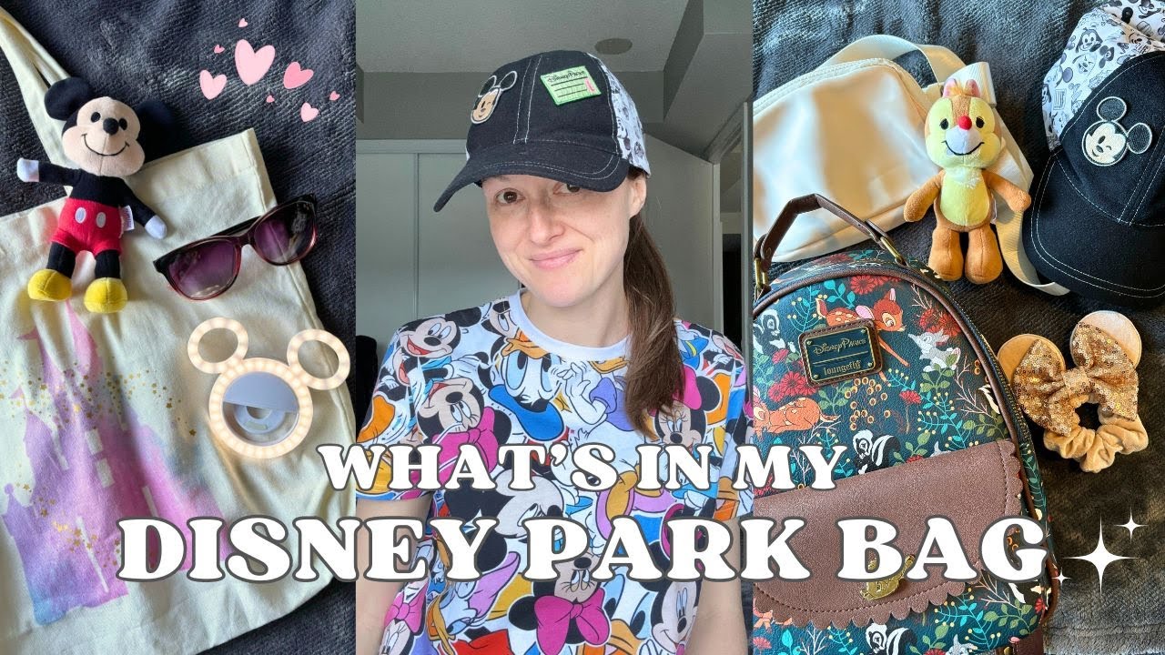 What's In My Disney Park Bag? | Essentials for a Disney Adult | Spring ...