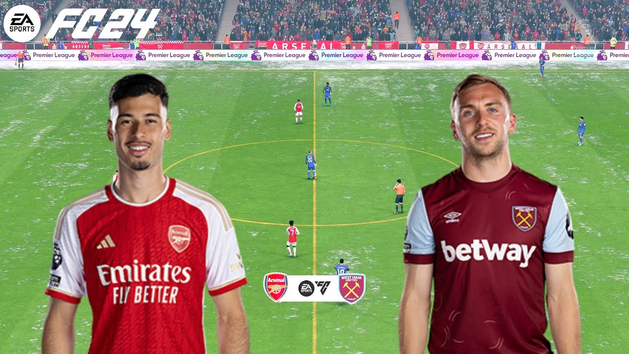 FC 24 | Arsenal vs West Ham United - 2023/24 English Premier League ...