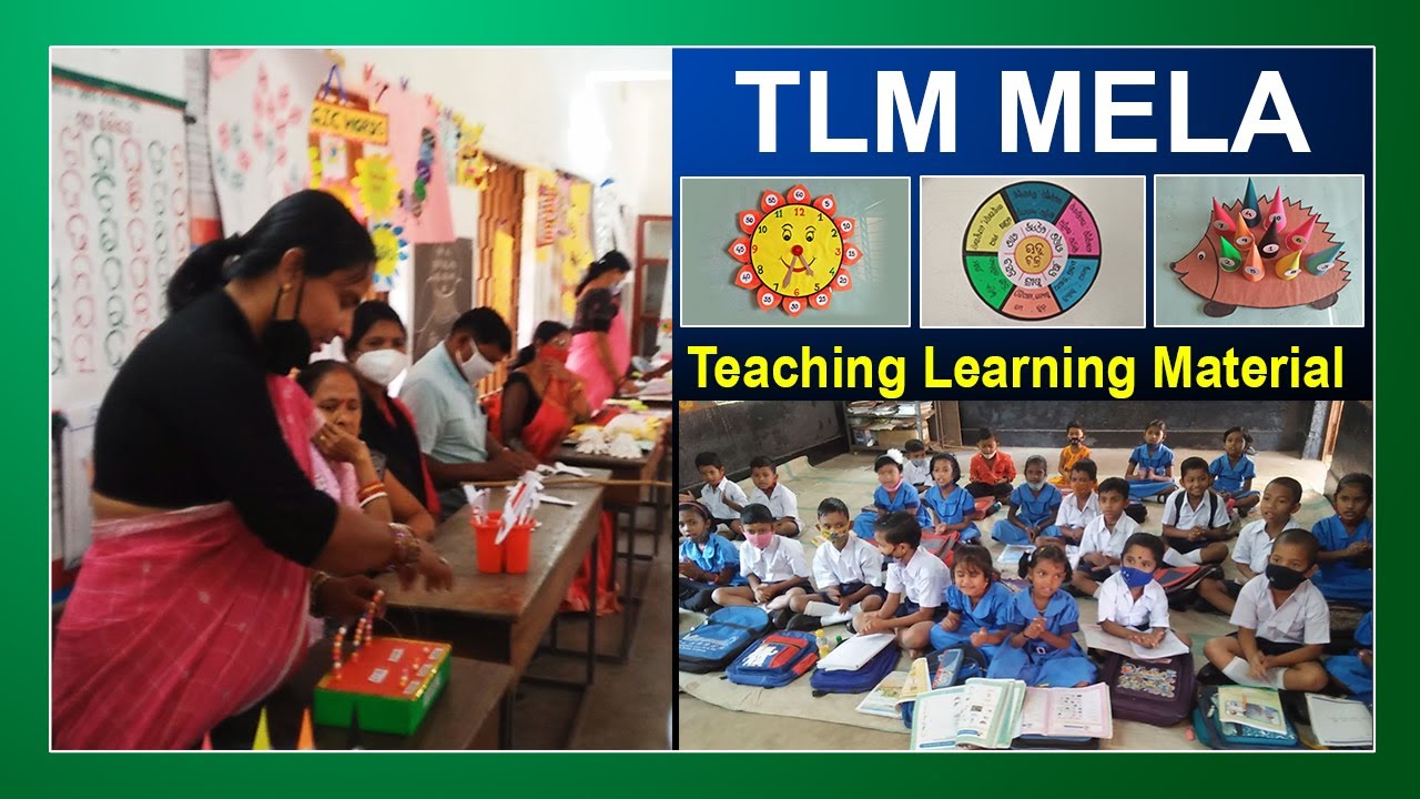 TLM mela !! TLM projects use process !! teaching learning material Odia ...
