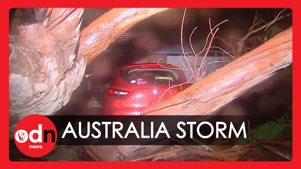 Footage Shows 'Once-in-a-Decade' Storm Lashing Western Australia - YouTube